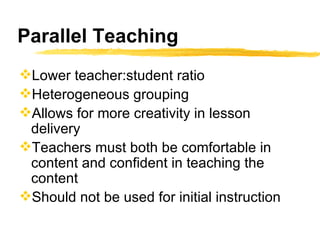 Friend's co teaching model | PPT