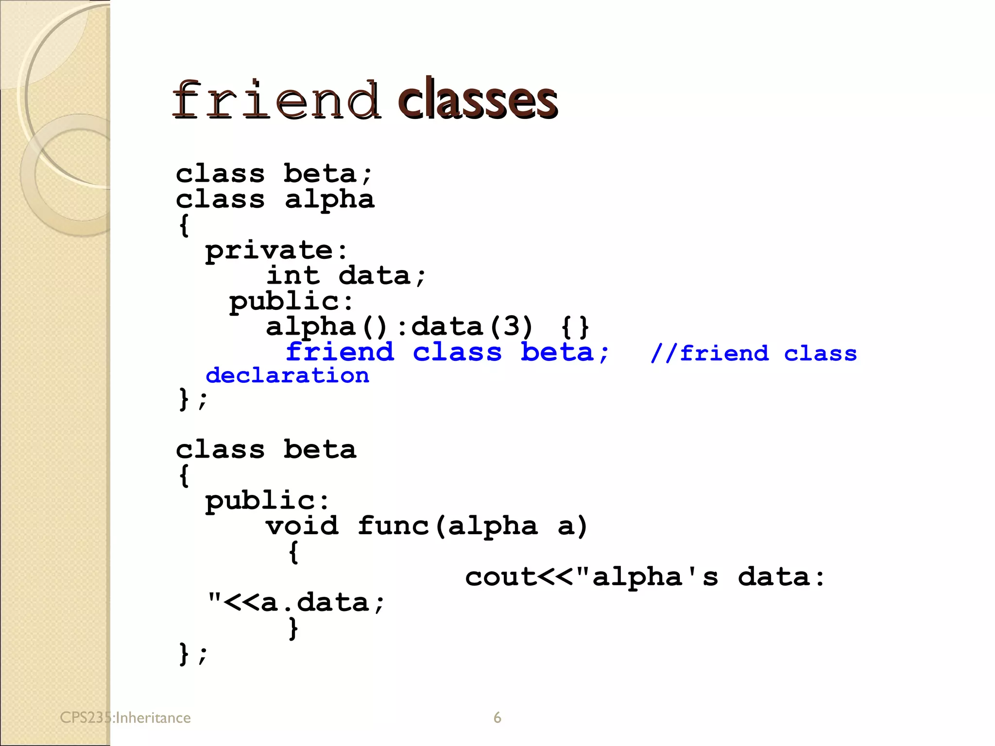 Friends function and_classes | PPT