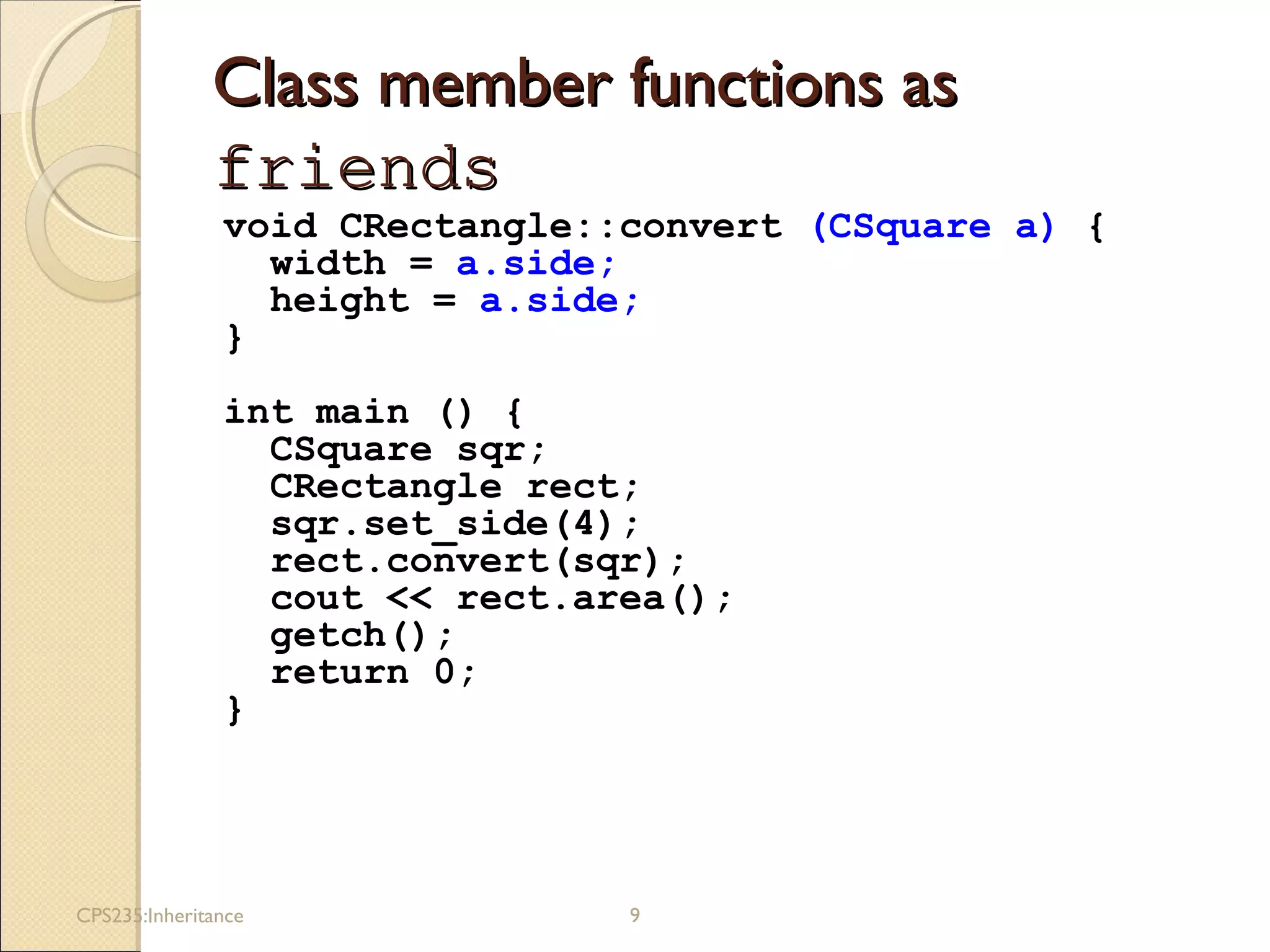 Friends function and_classes | PPT