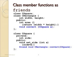 Friends function and_classes | PPT