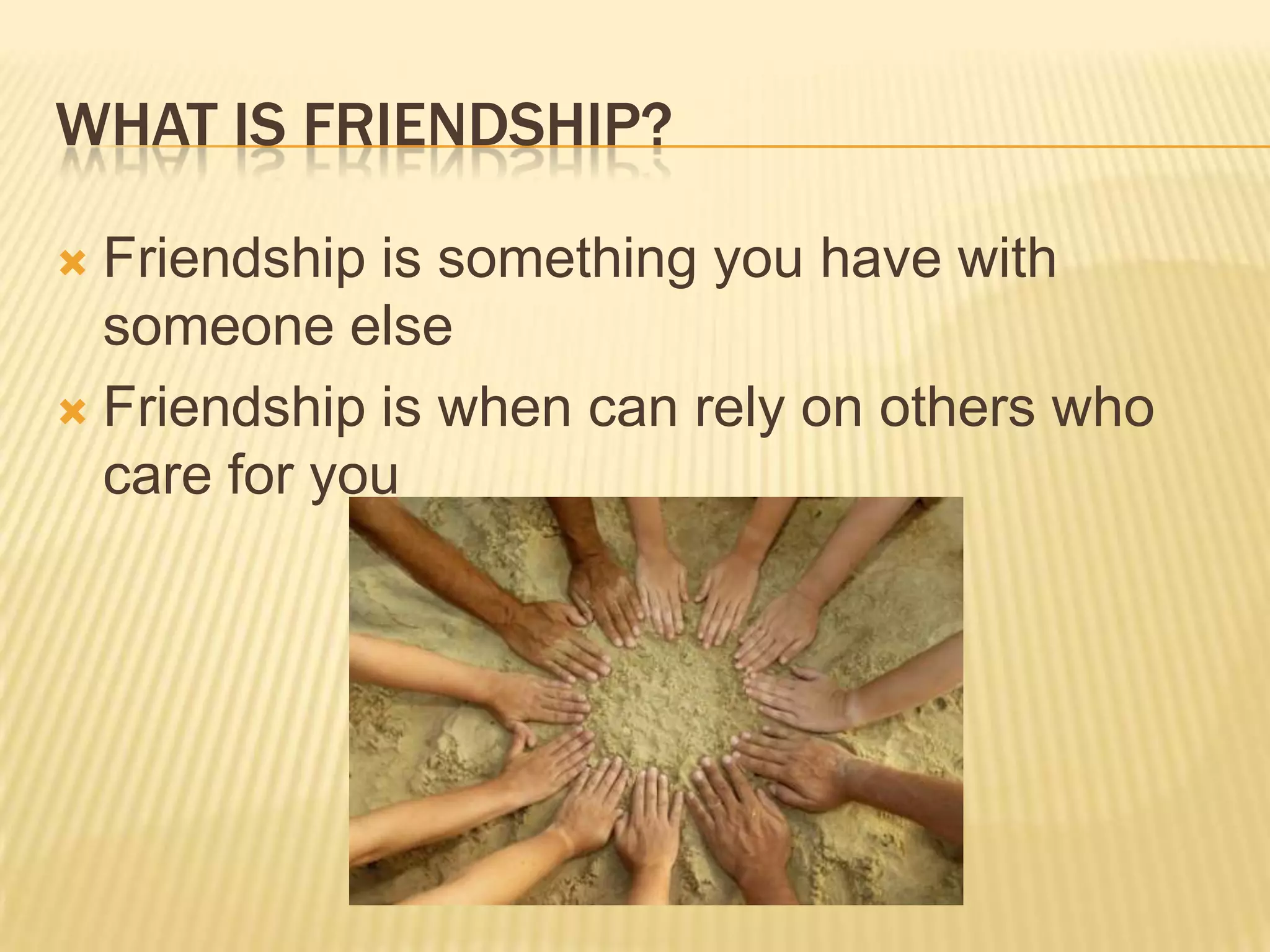 Friendship | PPTX