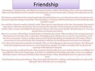 Friendship | PPTX