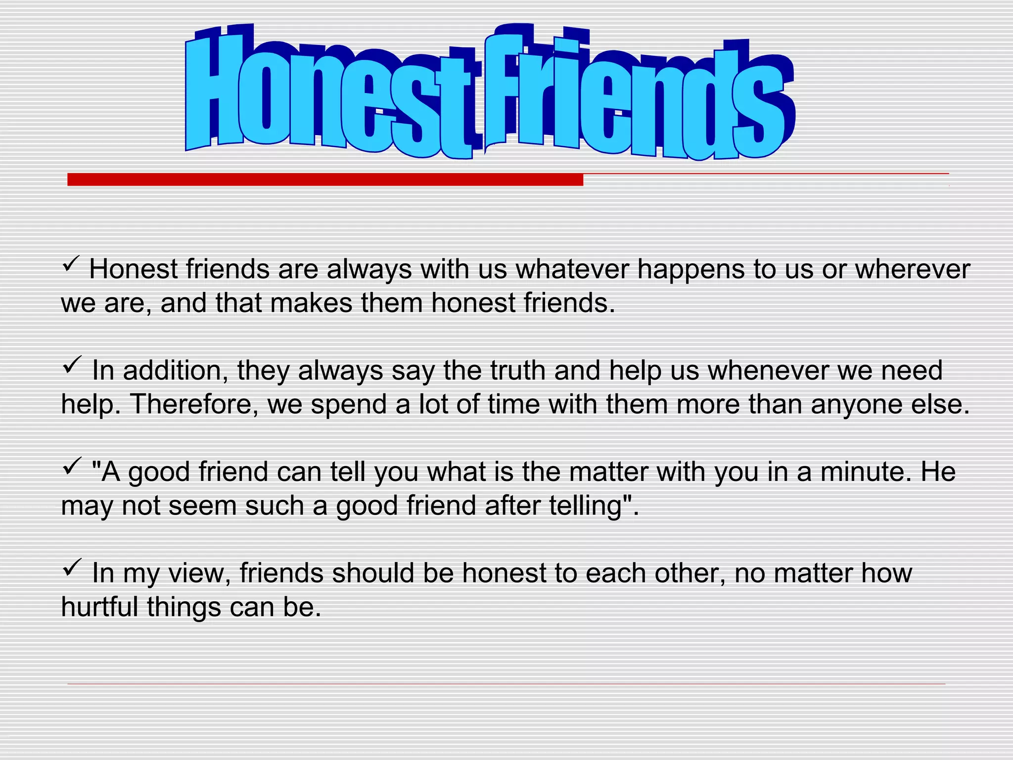 Friendship | PPT