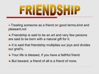Friendship | PPT