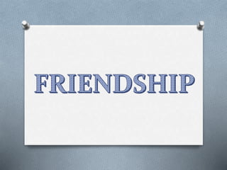 What Friendship Means | PPTX