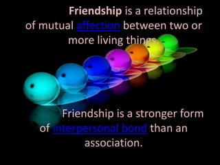 Friendship | PPTX