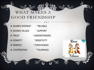 Friendship | PPTX | Social Networking | Internet