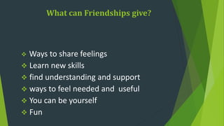Friendship | PPTX