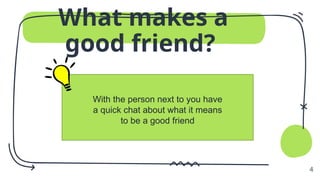 Friendship assembly presentation for teenagers | PPTX