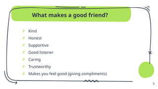 Friendship assembly presentation for teenagers | PPTX