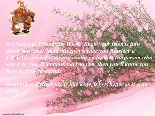 Friendship Week | PPT