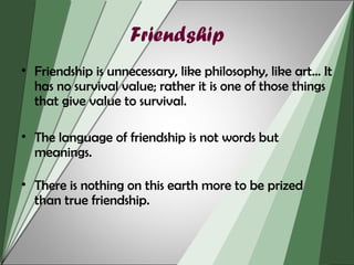 Friendship by Ashik_7 | PPT