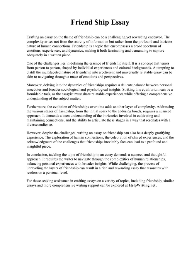 Friend Ship Essay.pdf