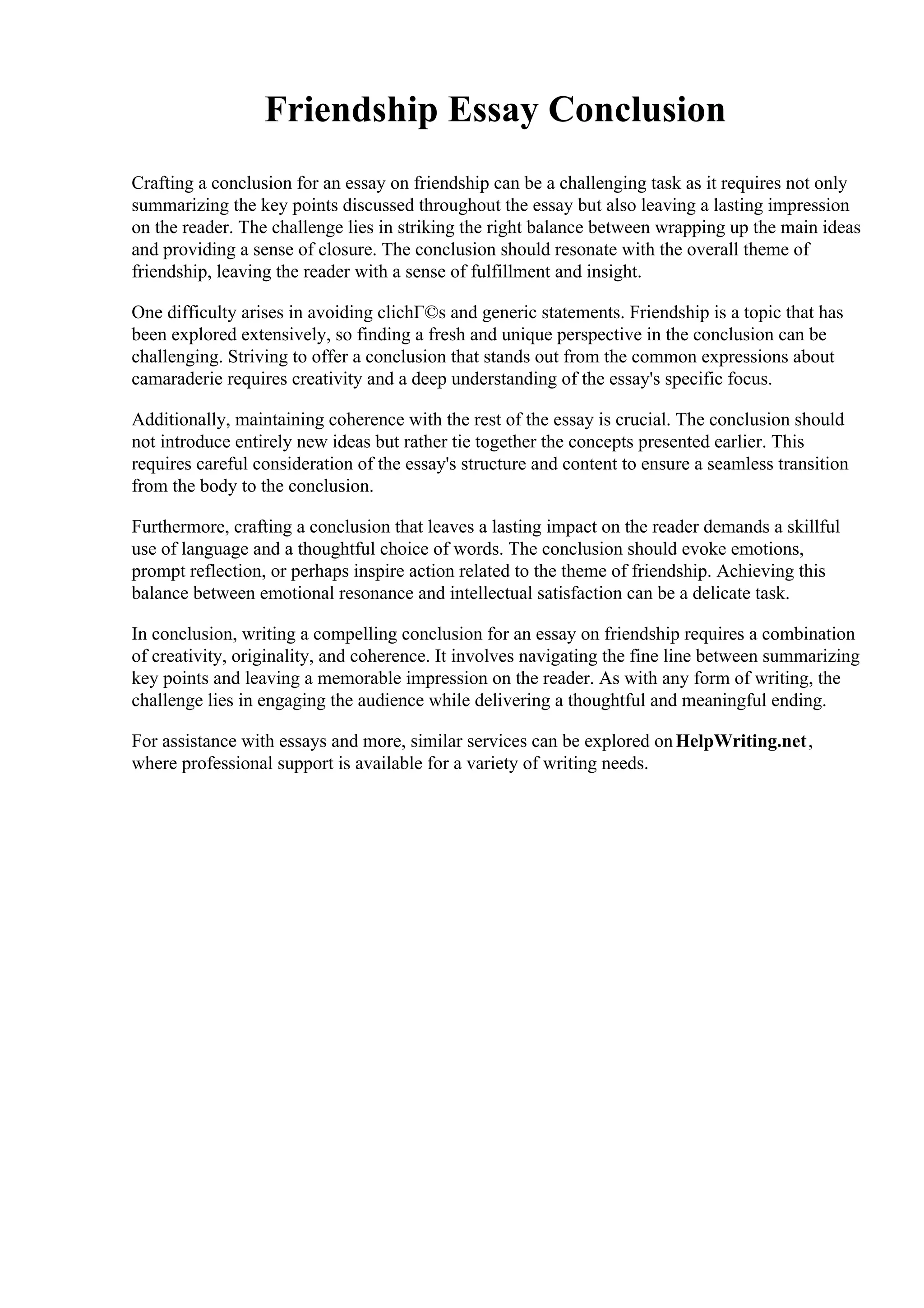 Friendship Essay Conclusion.pdf