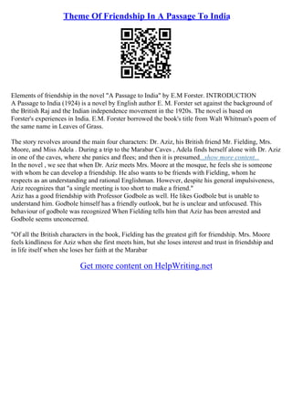 Friendship Essay Introduction | PDF