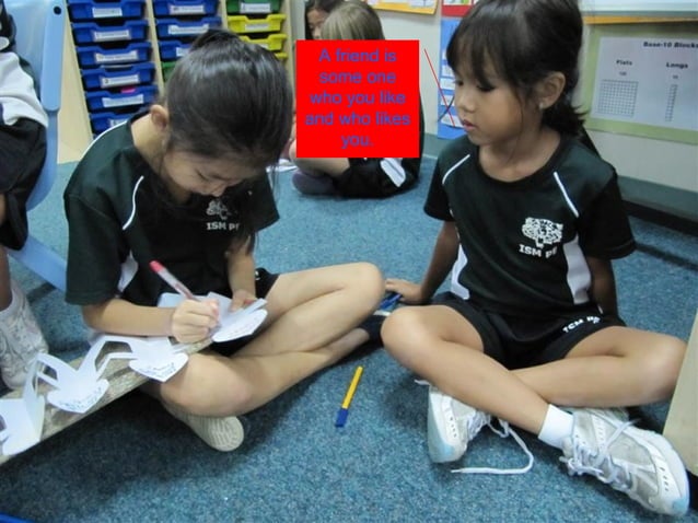 Friendship interview with grade 4 buddies | PPT