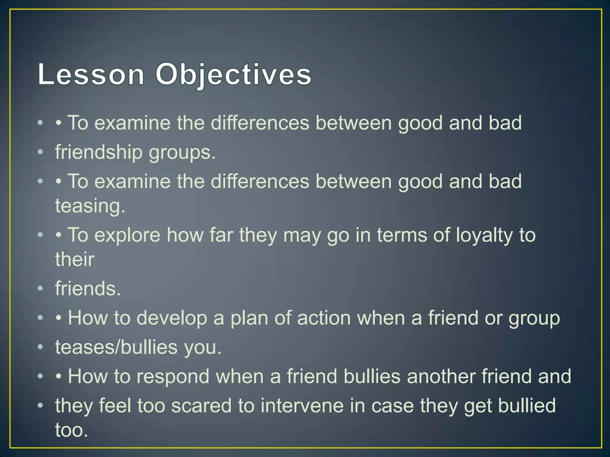 Friendship ppt | PPTX