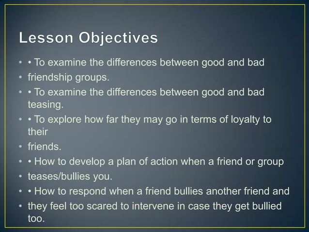 Friendship ppt | PPTX | Education