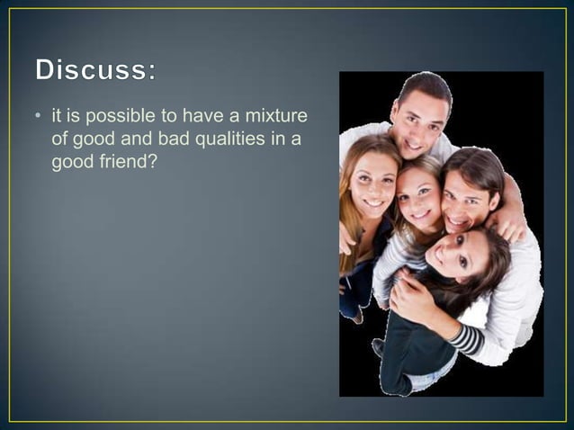 Friendship ppt | PPTX | Education
