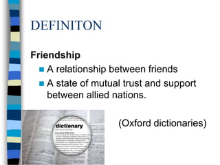 Friendship revised.ppt