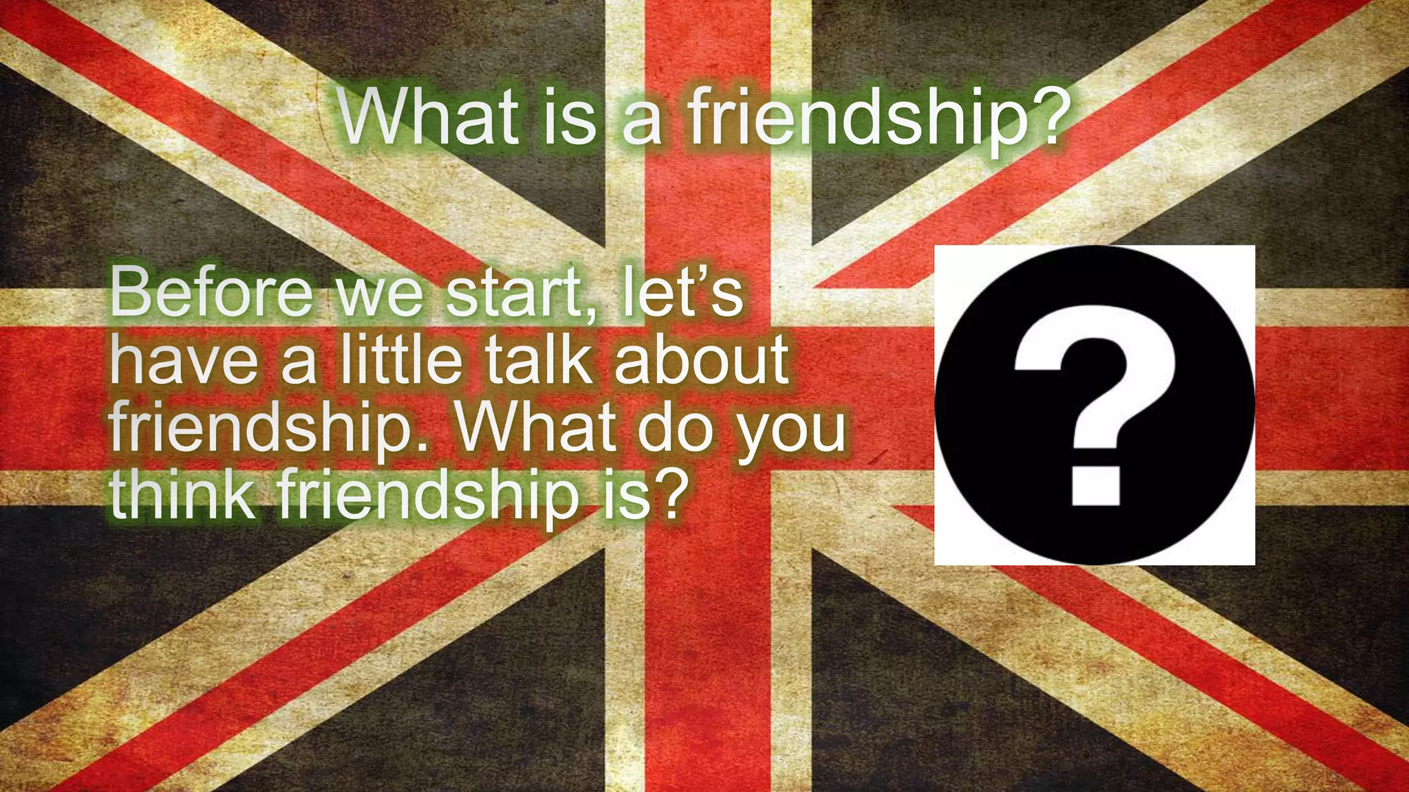 Friendship rules | PPTX