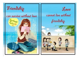 Friendship vs. love | PPTX