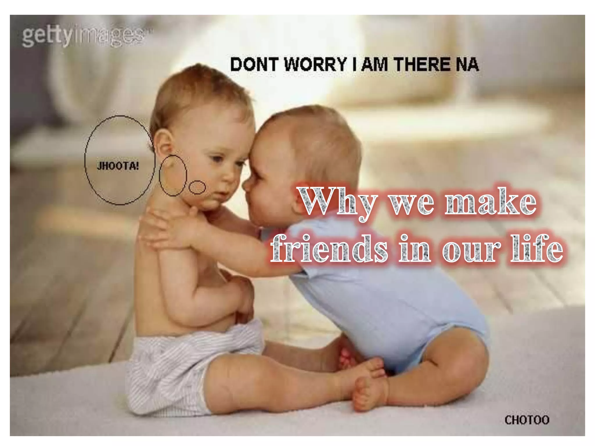 Friends is important | PPTX