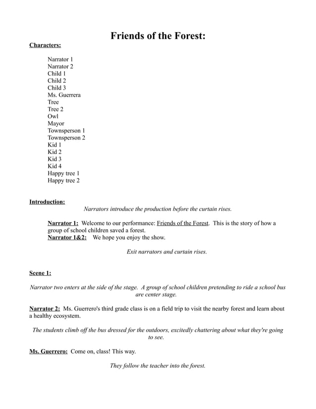 Friends of the forest | ODT