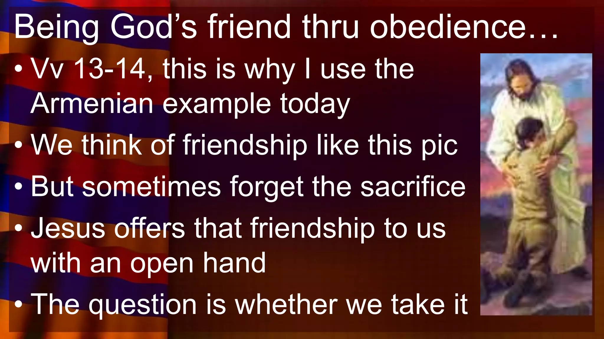 Friends with jesus | PPTX