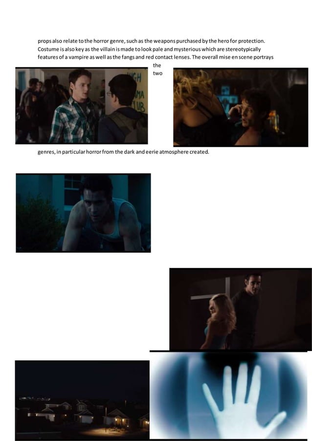 Fright night analysis | DOCX | Video Production | Content Production