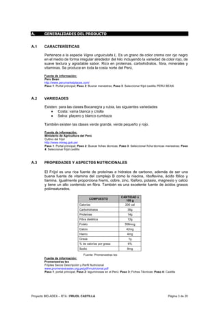 BID - Frijol castilla | PDF