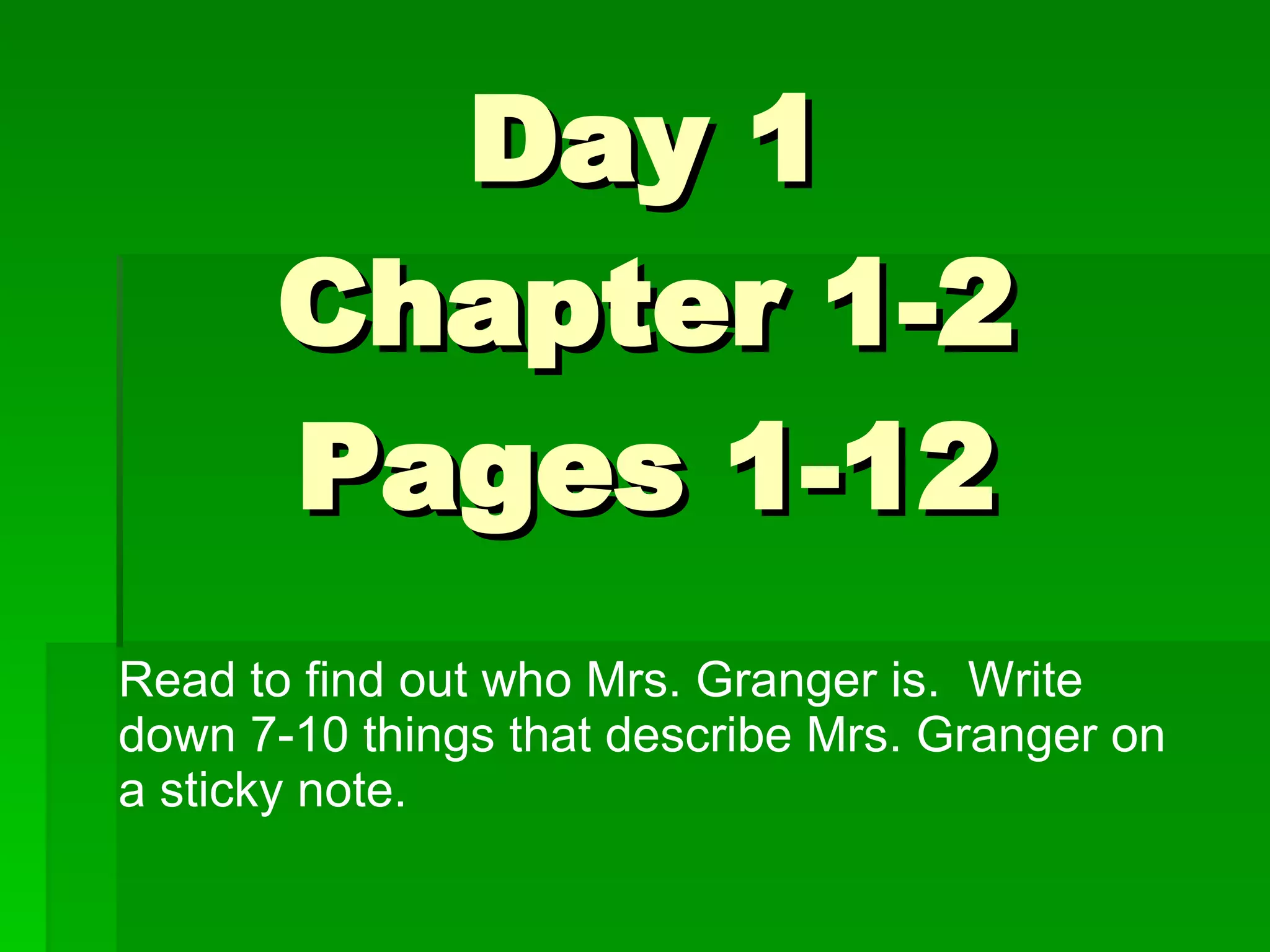 Frindle Lessons | PPT