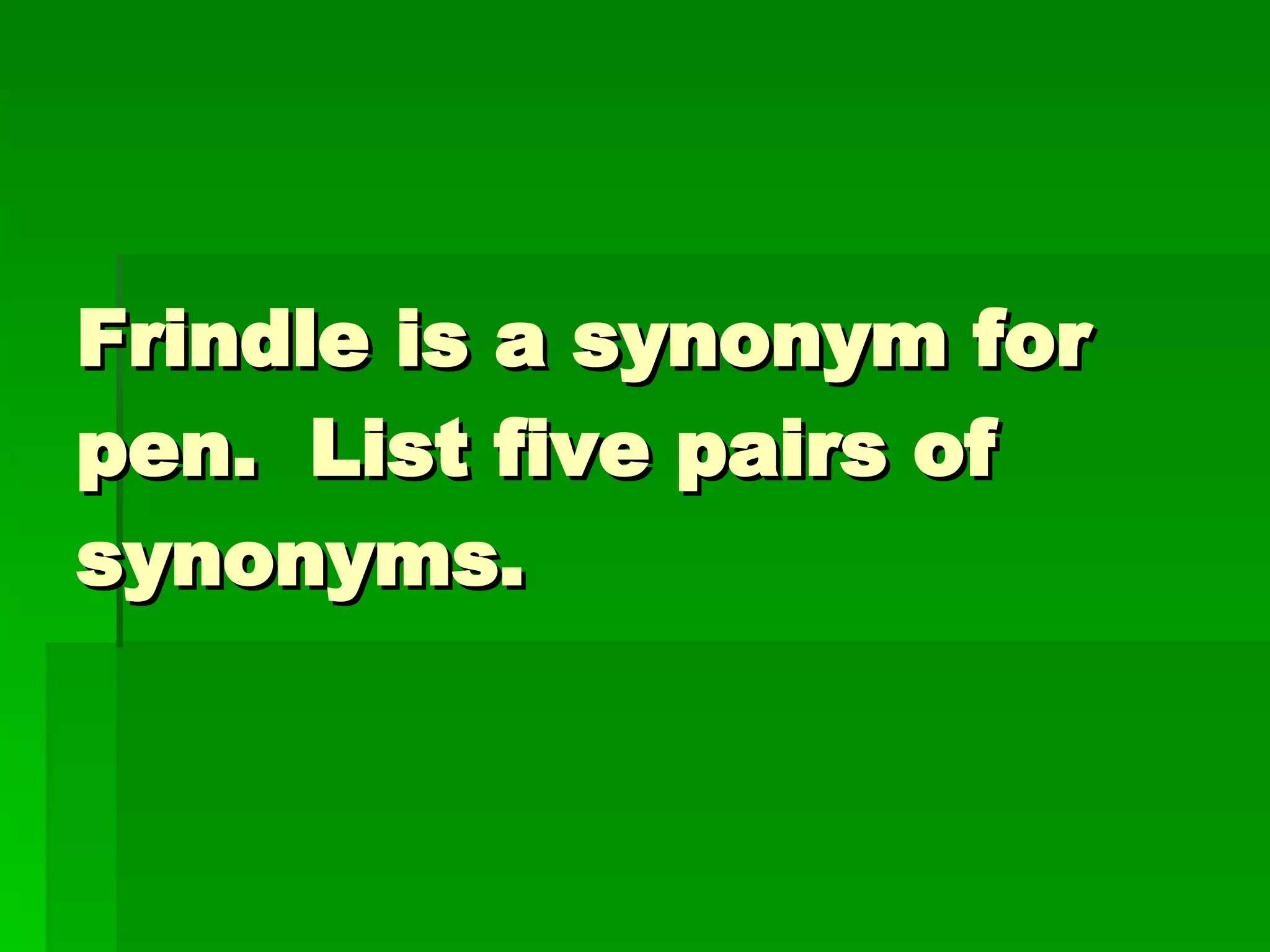 Frindle Lessons | PPT
