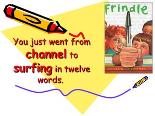 Frindle spelling words | PPT