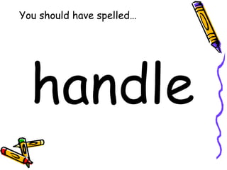 Frindle spelling words | PPT