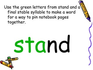 Frindle spelling words | PPT