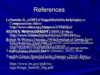 Fringe benefits | PPT