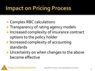 Pricing In A Principle-Based Environment | PPT