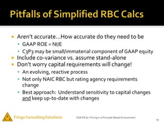 Pricing In A Principle-Based Environment | PPT