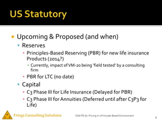Pricing In A Principle-Based Environment | PPT