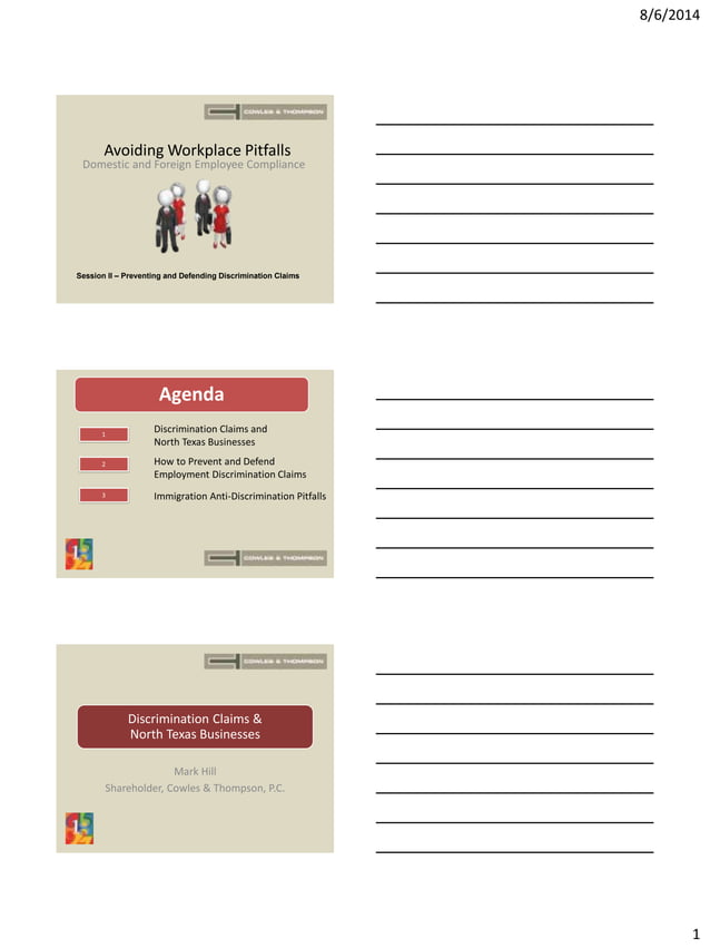 Avoiding Workplace Pitfalls: Domestic and Foreign Employee Compliance ...