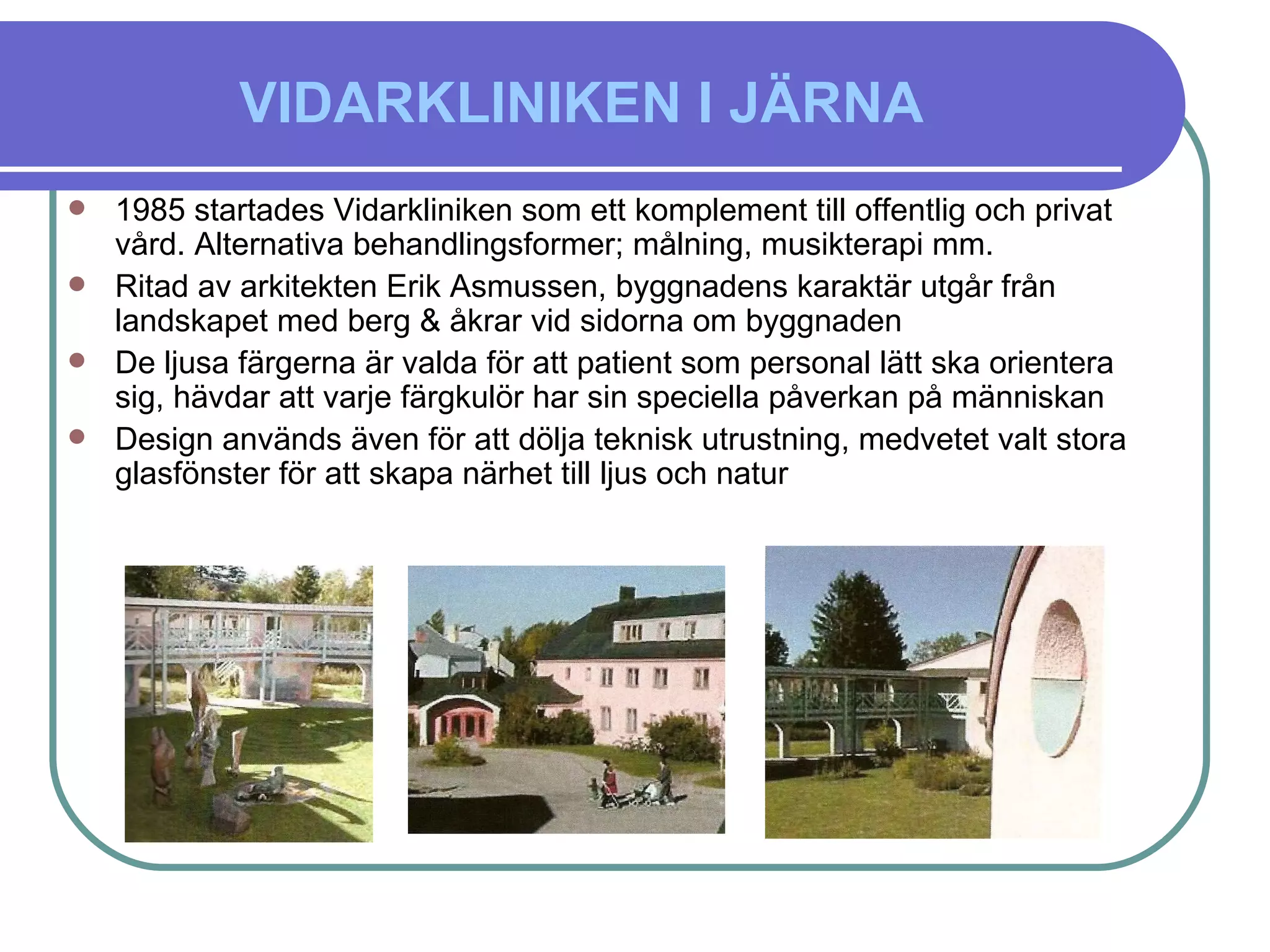 Friskhus Versus Sjukhus | PPT