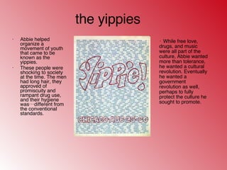About Abbie Hoffman | PPT