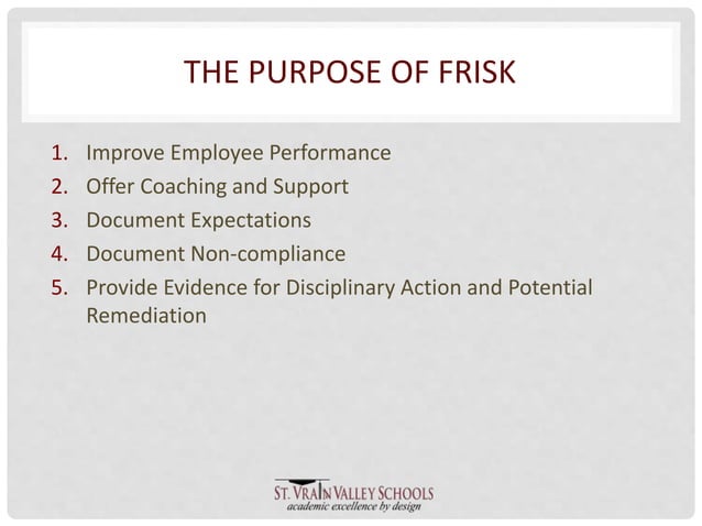 Frisk Documentation Model Training | PPTX | Professional School ...