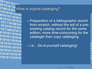 Frit7134 art of_cataloging-intro | PPT
