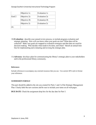 FRIT 7331 School Library Strategic Management Plan Assignment | PDF ...