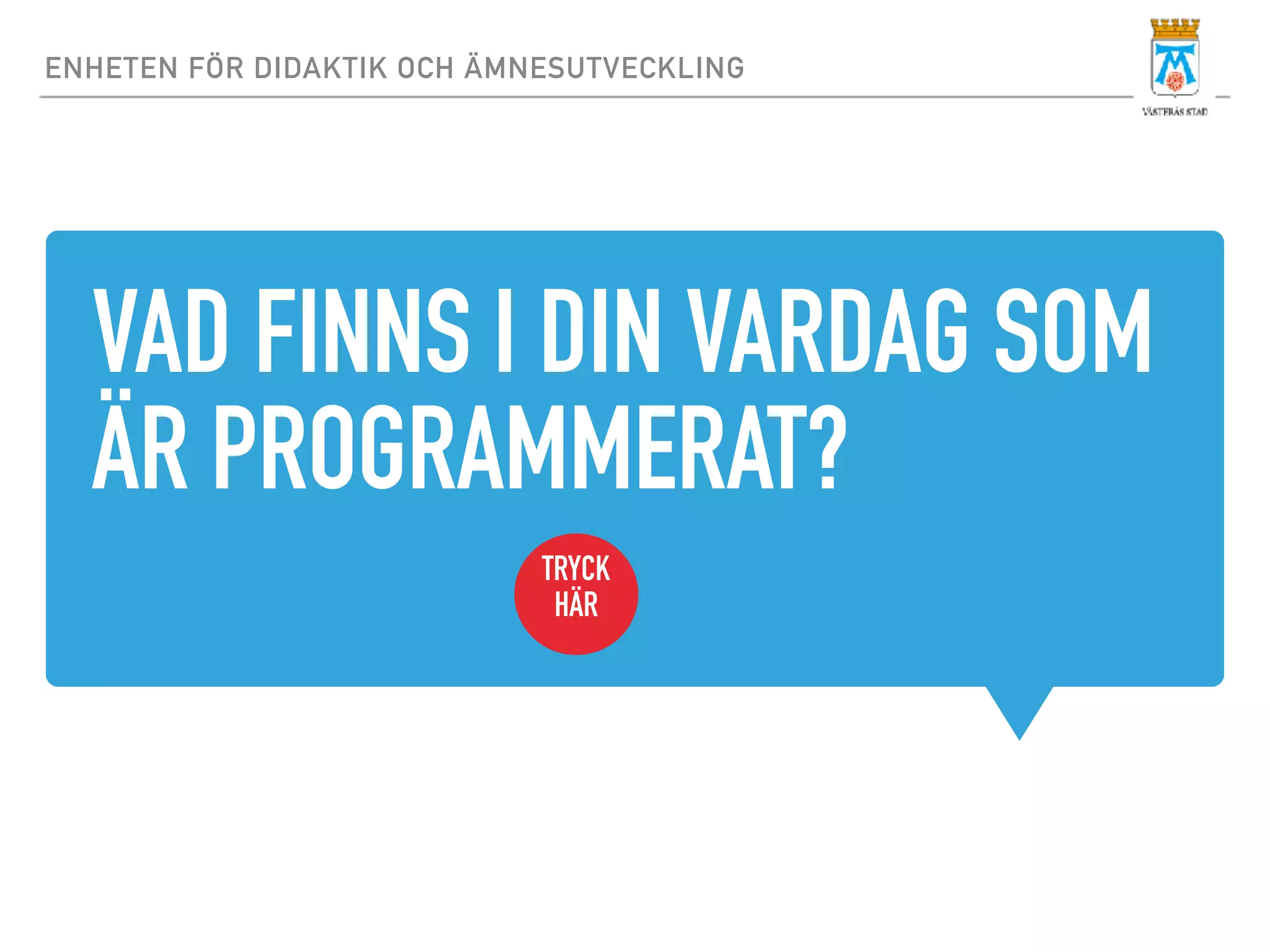 Fritids programmering | PPT