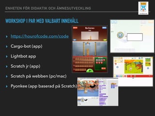 Fritids programmering | PPT