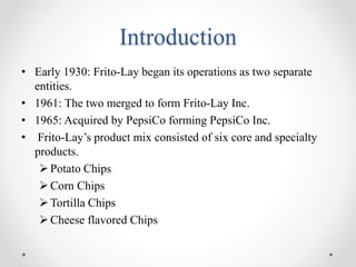 Frito lay inc. the backhaul decision | PPTX