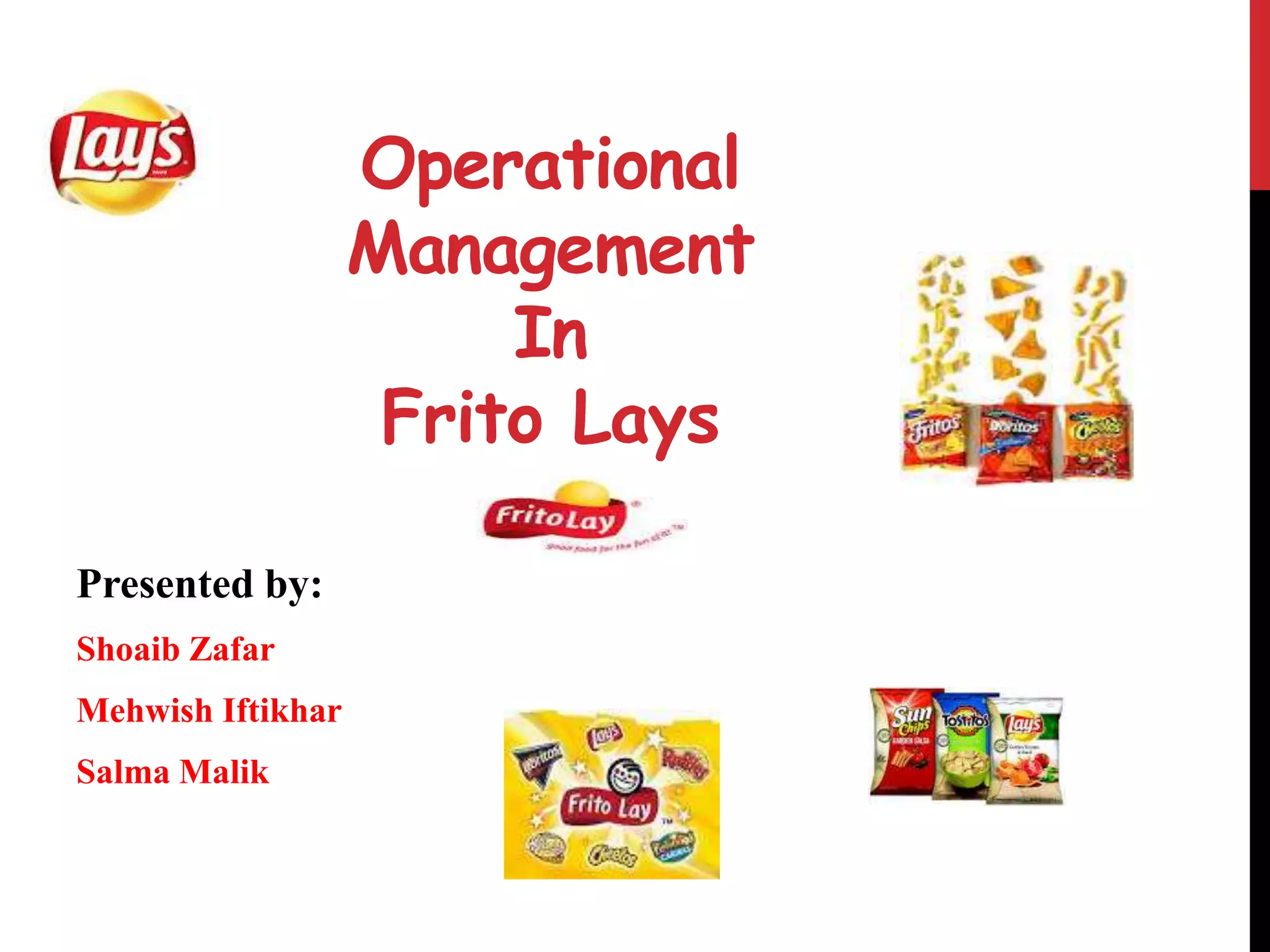 Frito lays critical decisions | PPTX